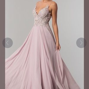 PromGirl | Dresses | Mauve Chiffon Prom Dress By Promgirl | Poshmark